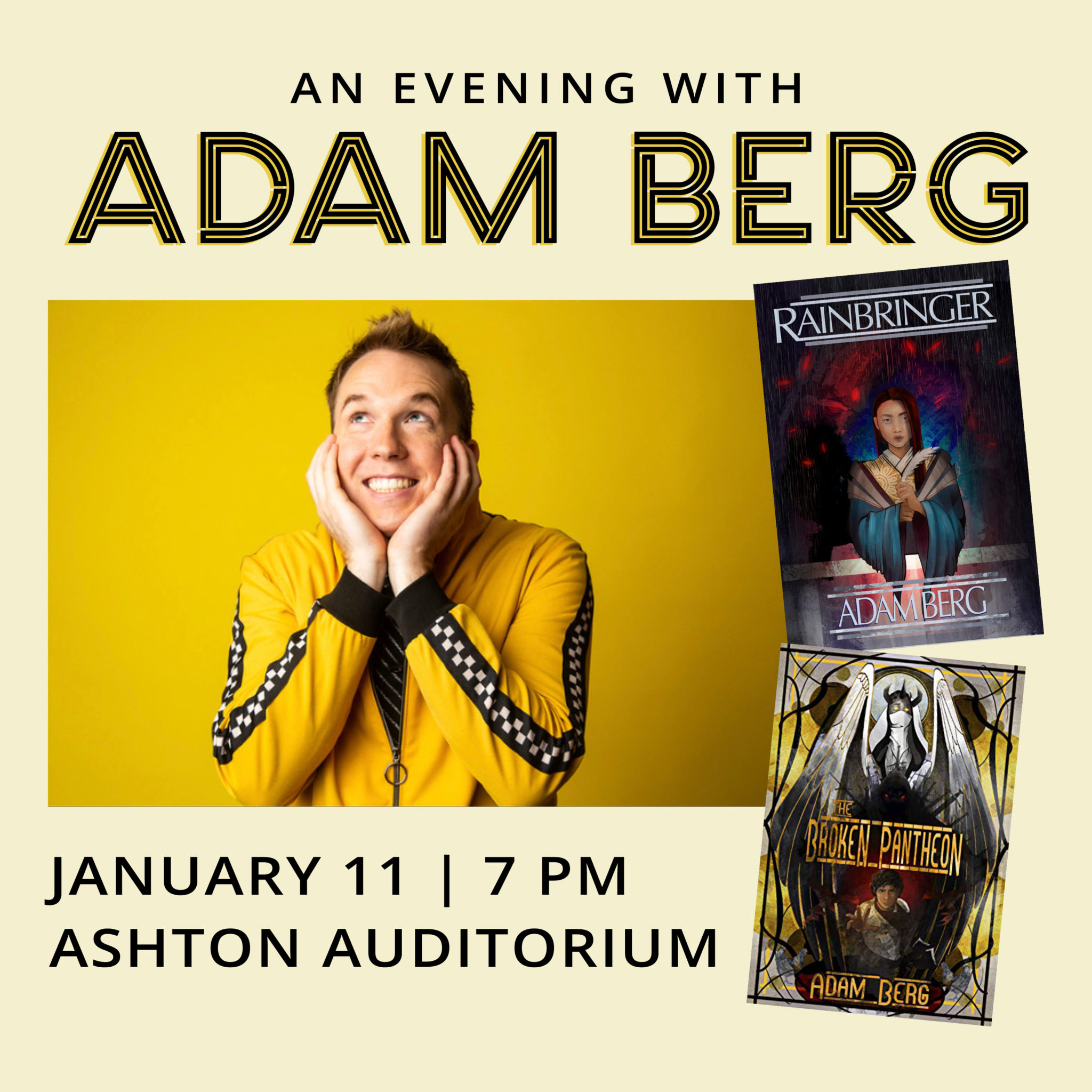 Author Interview with Adam Berg - JUST BROWSING