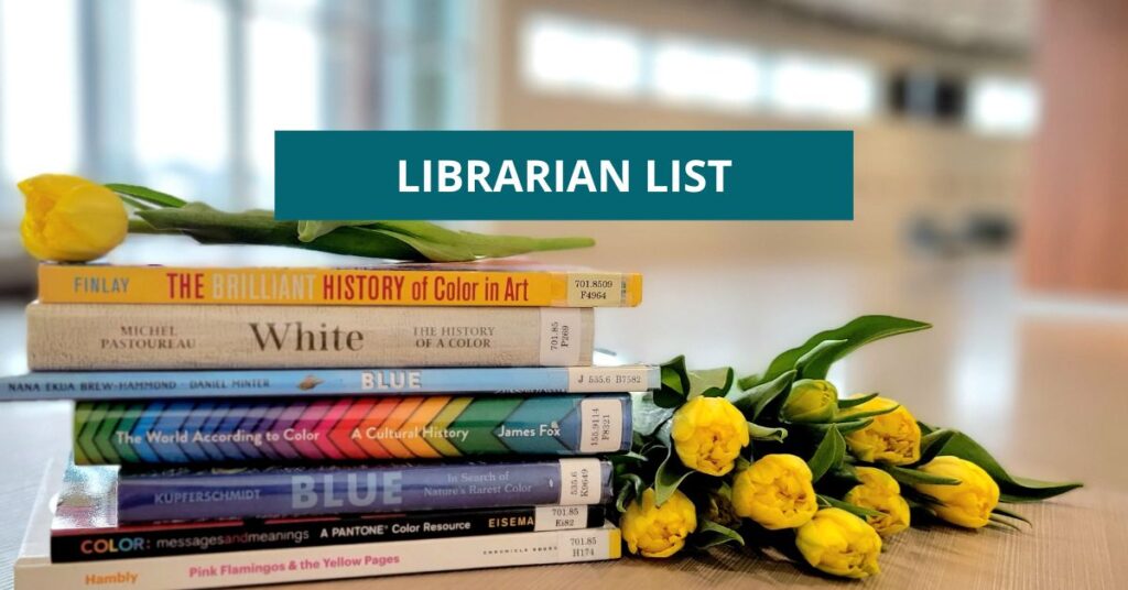Books about Color | Librarian List - JUST BROWSING