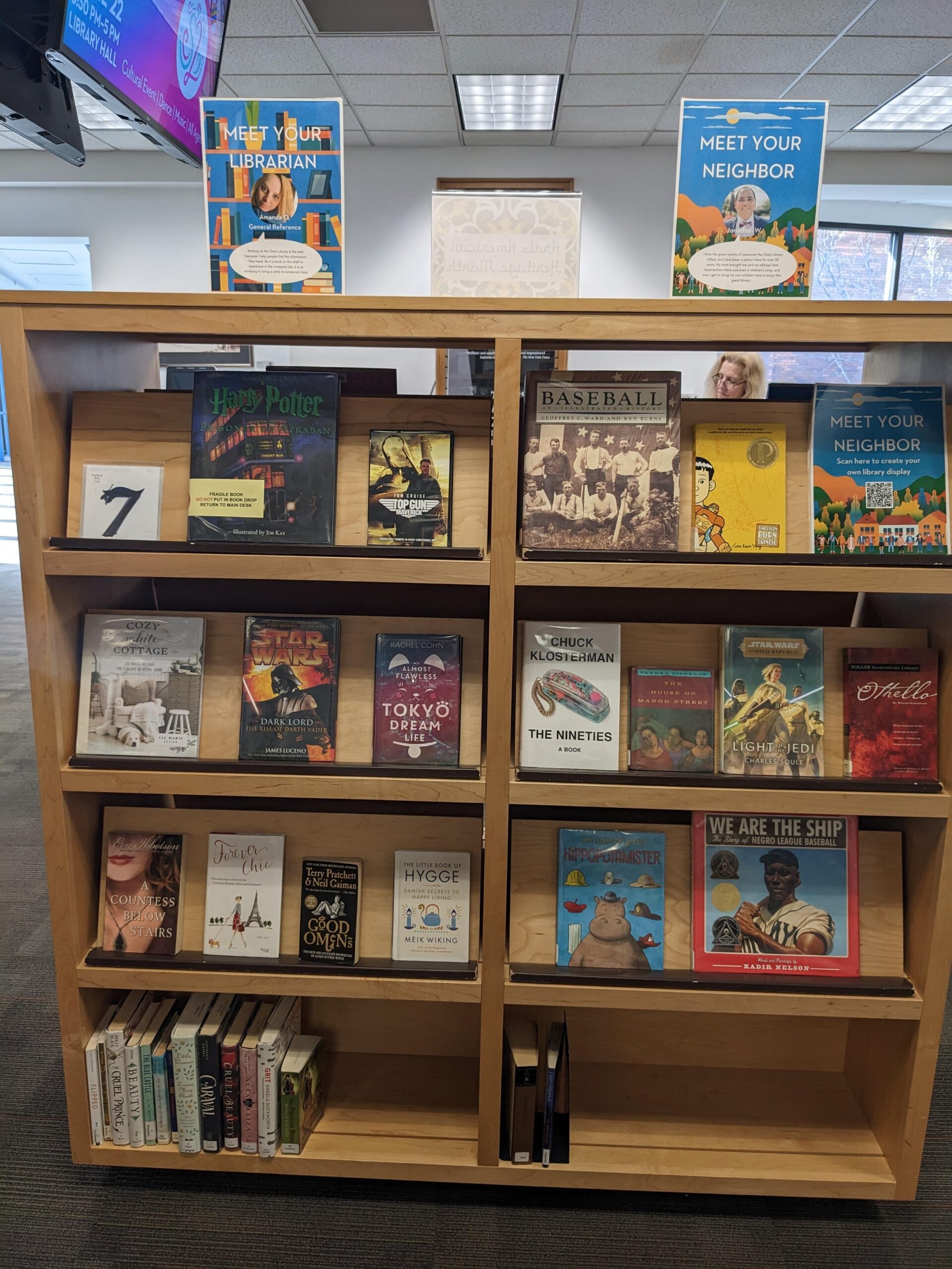 Meet Your Librarian | New Library Display - JUST BROWSING